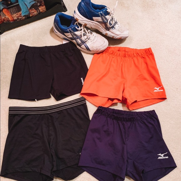 Asics | Shorts | 4 Pc Spandex Bundle | Poshmark